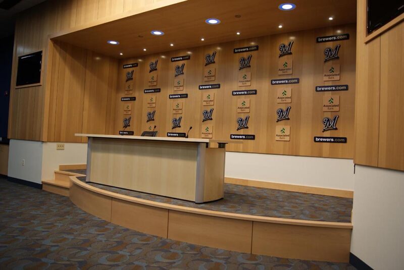 MILLER PARK MEDIA INTERVIEW ROOM - Hunzinger Construction Co.
