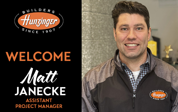 Hunzinger Welcomes Matt Janecke as Assistant Project Manager ...